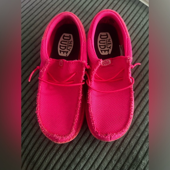 Hey Dude | Shoes | Hot Pink Hey Dudes | Poshmark